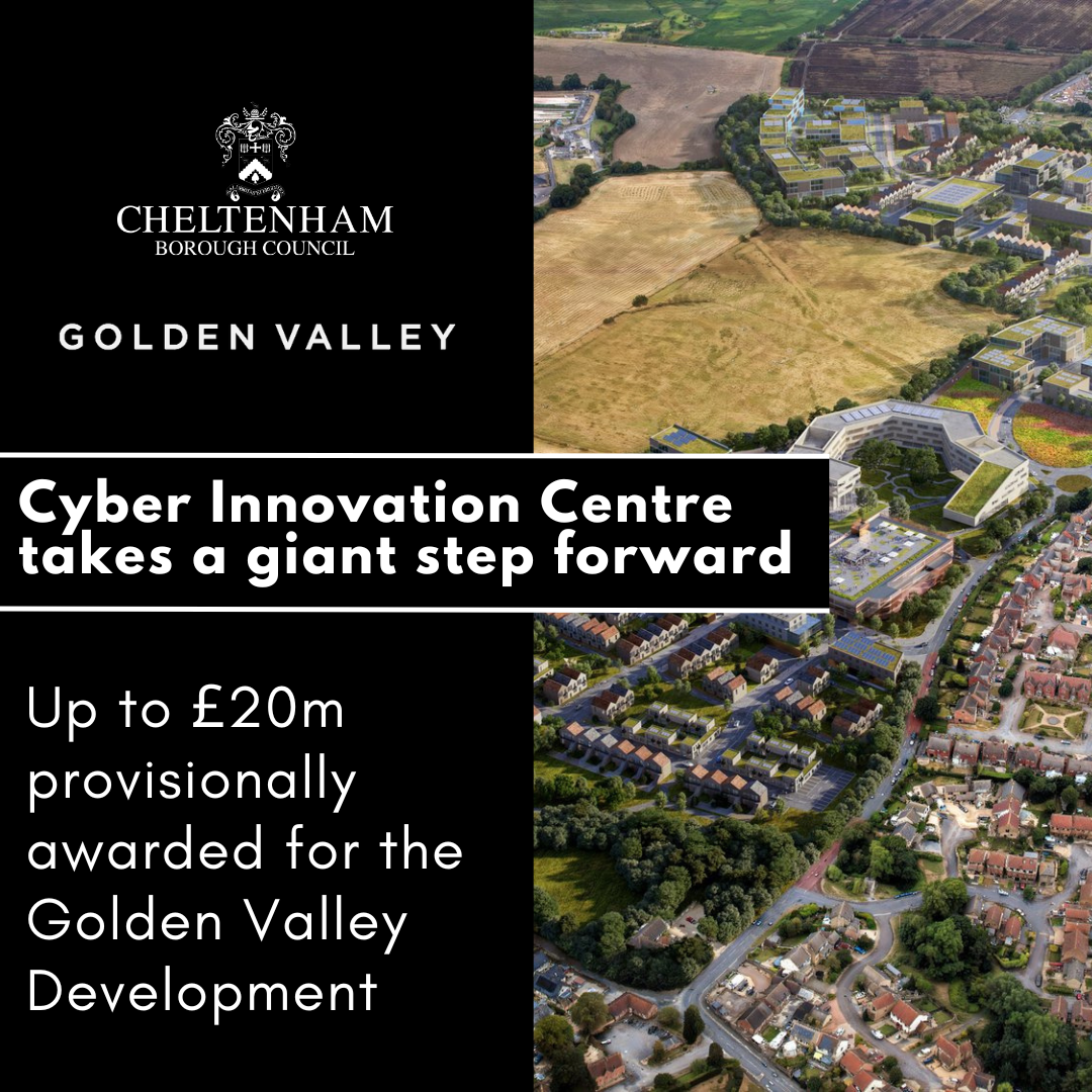 Up to £20m funding for Cheltenham’s Golden Valley Development